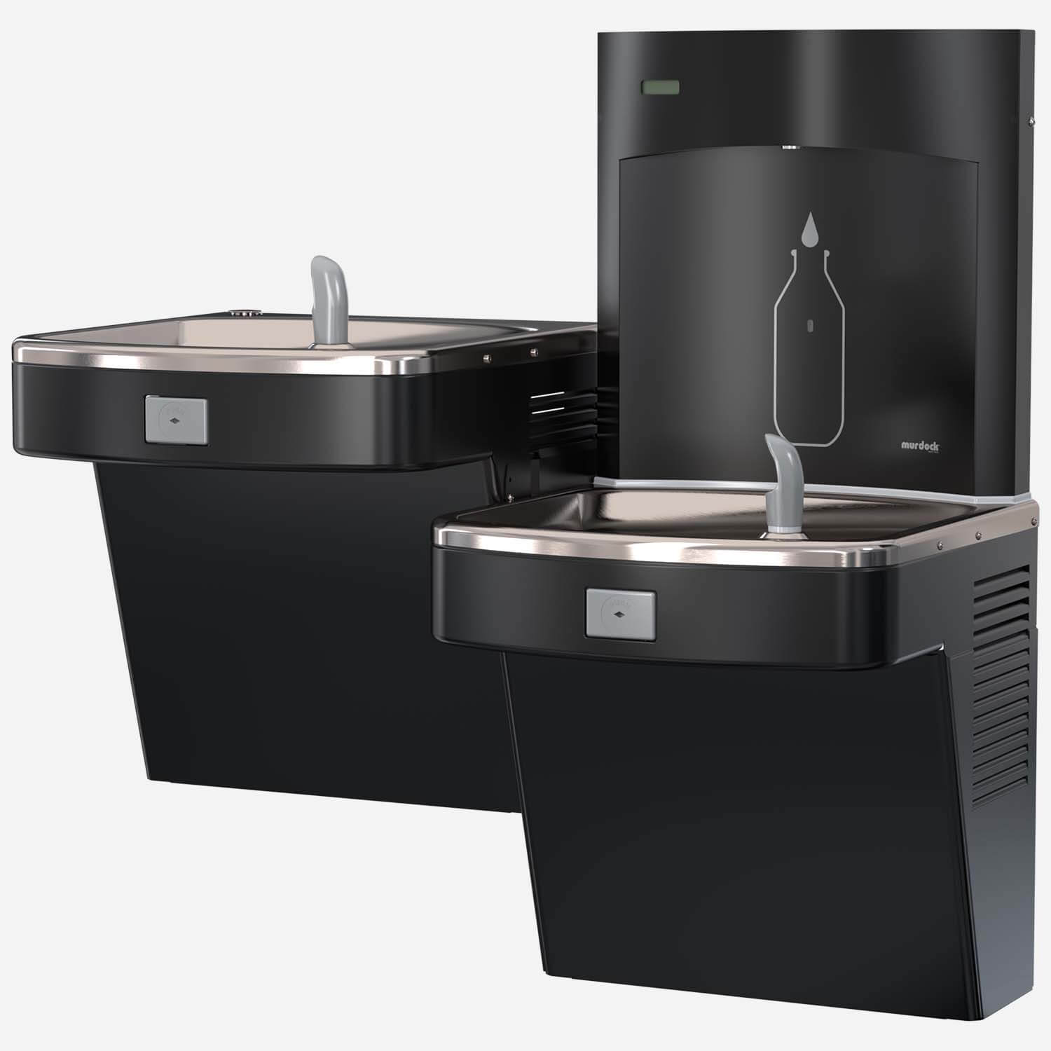 Murdock A172-UG-BF12S | Bi-Level Fountain with Bottle Filler – BottleFillingStations.com