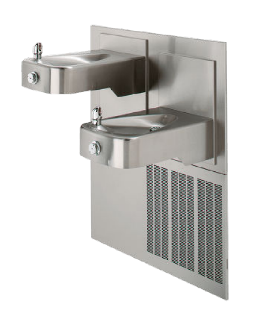Haws H1117.8 | Chilled Dual Wall-Mount Fountain – BottleFillingStations.com