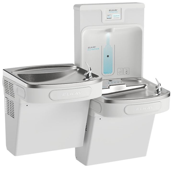 Elkay LZSTL8WSAP | Filtered, ezH2O Bi-Level Bottle Filling Station ...