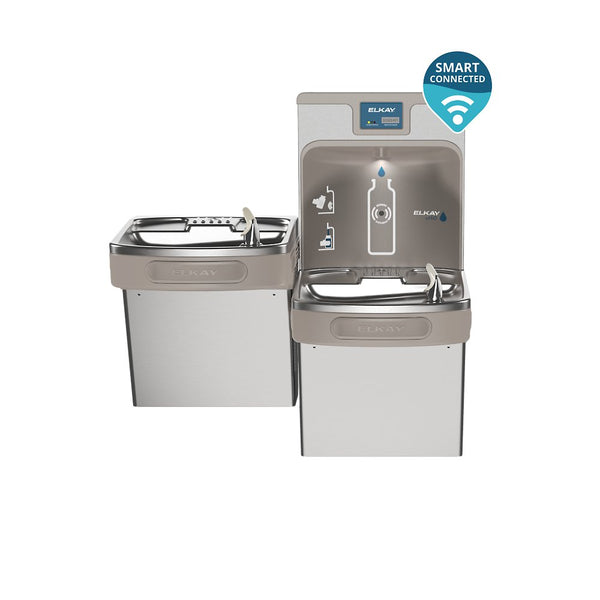 Elkay LZSTL8WSSP-W1 | Enhanced Connected ezH2O Bottle Filling Station - BottleFillingStations.com