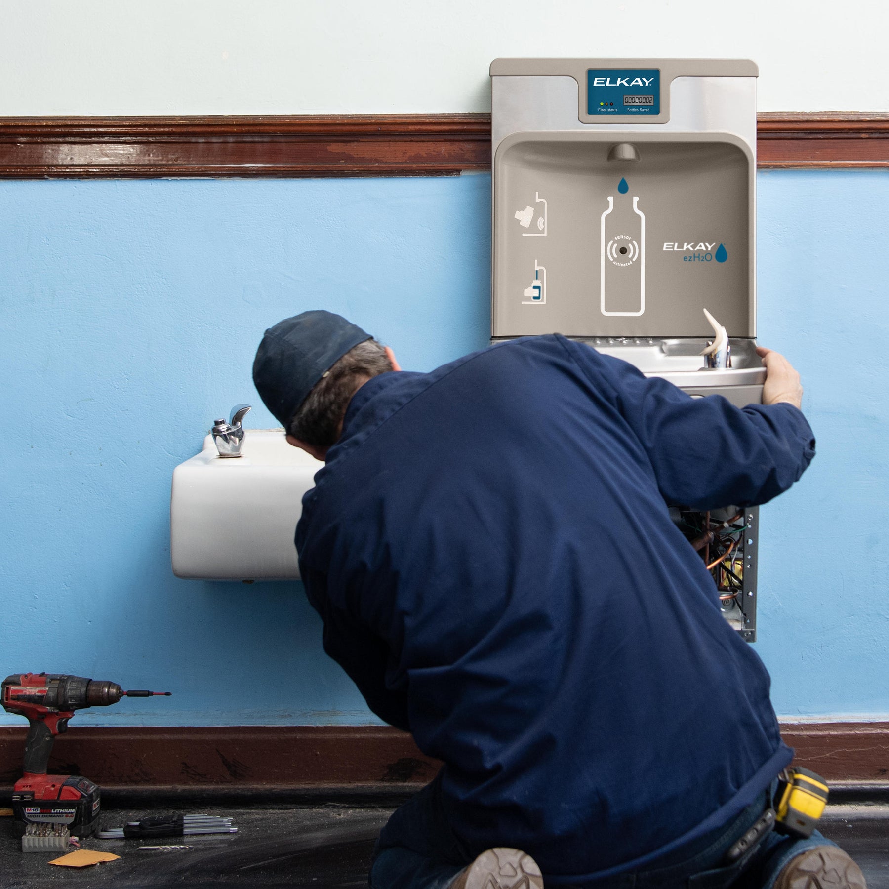 Indoor Bottle Filling Stations and Water Fountains ...