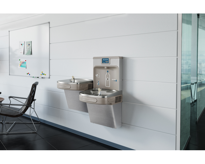 Elkay LZSTL8WSSP | Enhanced Bottle Filling Station | Chilled, Filtered - BottleFillingStations.com